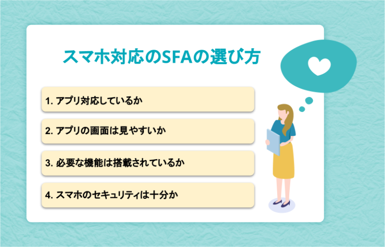 スマホ活用で変わるSFAによる営業生産性｜モバイル対応SFA10選